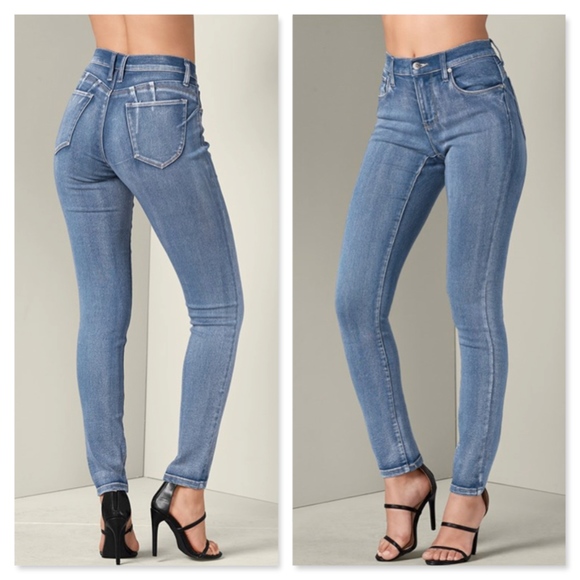 VENUS | Jeans | Venus Bum Lifter Jeans Medium Wash Blue Nwt | Poshmark
